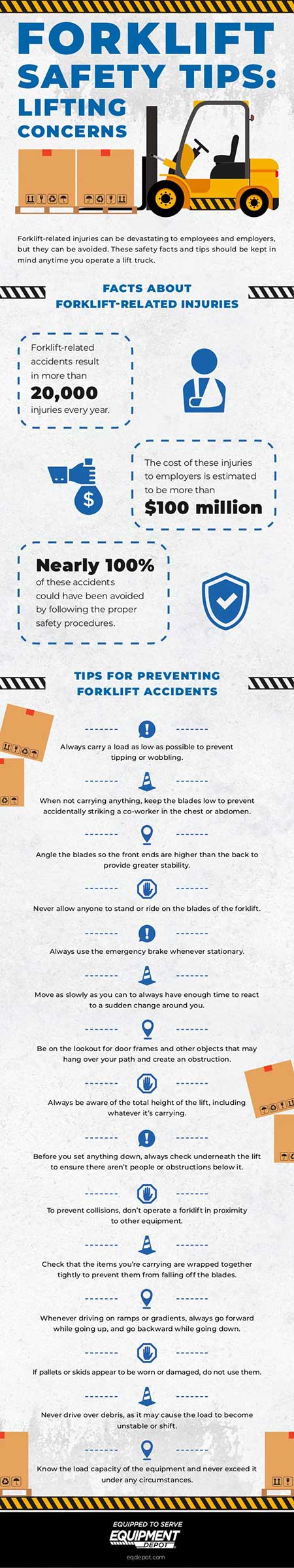 Forklift Safety Tips